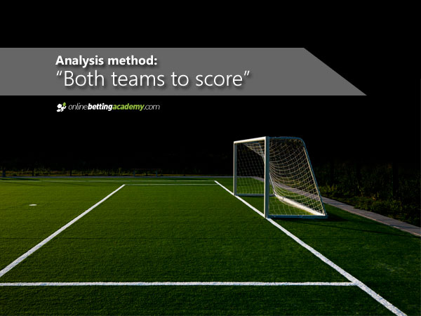 Method for the "Both teams to score" market • Articles